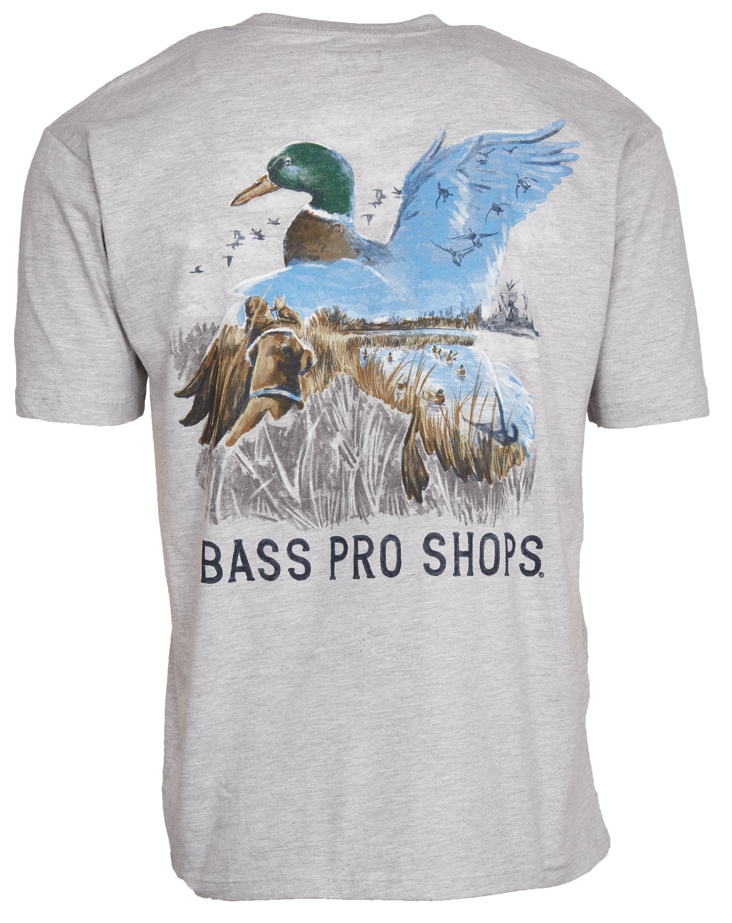 Bass Pro Shops Duck Wildlife Graphic Short-Sleeve T-Shirt for Men ...